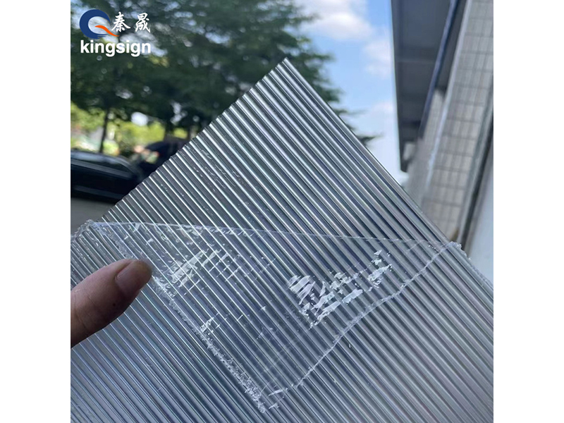 Fluted acrylic sheet_New design product_KINGSIGN INDUSTRY (CHINA) LIMITED.