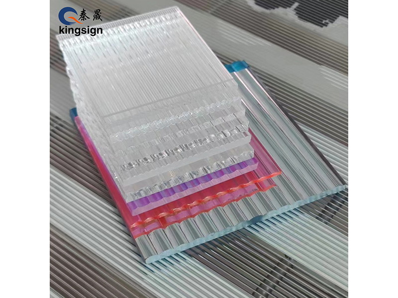 Fluted acrylic sheet_New design product_KINGSIGN INDUSTRY (CHINA) LIMITED.