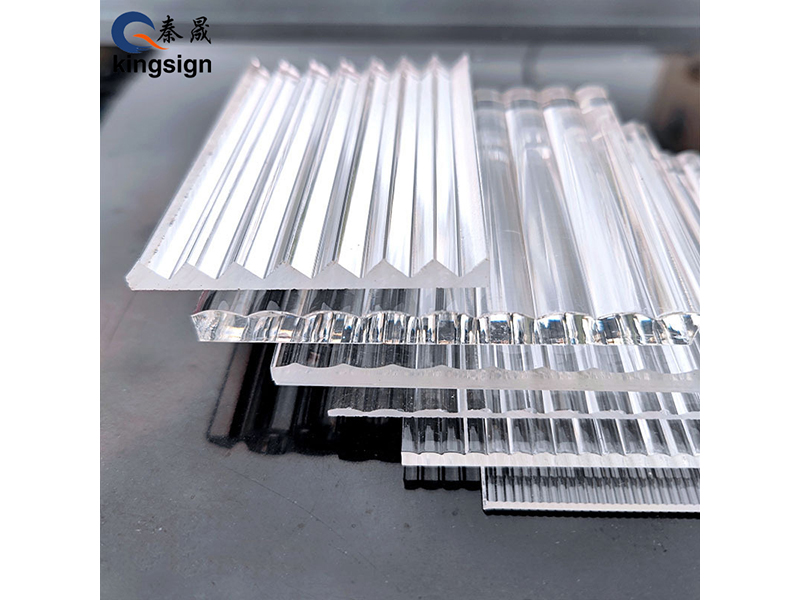 Fluted acrylic sheet_New design product_KINGSIGN INDUSTRY (CHINA) LIMITED.